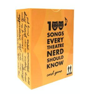 spinningrock, 100 songs every theatre nerd should know - ultimate musical theatre card game - modern deck