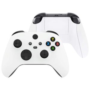 extremerate white full set shell w/battery cover for xbox series x/s controller - controller not included