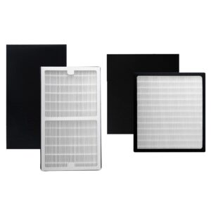 hedday replace c + d hepa filters compatible with idylis air purifier iap-10-280,with carbon filters