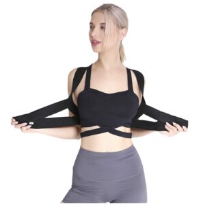 capsa professional posture corrector for men women and kids adjustable comfortable support back brace providing pain relief for neck back shoulders