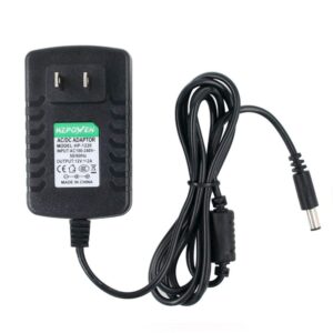 ac dc adapter fit for williams legato 88-key digital piano, fit for yamaha digital piano midi keyboard series: ypg, ydp, ypp, ypr, ypt, cp, dgx, djx, dsr, dx, ez switching power supply cord