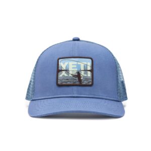 yeti spey-cast mid-profile hat, aquifer blue