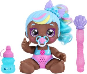 kindi kids electronic 6.5" doll and 2 accessories - bonni bubbles bubble 'n' sing