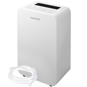 humsure 4500 sq. ft dehumidifier for basements' 70 pints moisture removal, whole house dehumidifier with auto shut-off, portable dehumidifier