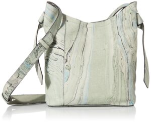 lucky brand womens jeun crossbody, marble blue, medium us