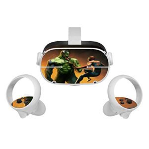 titan hero oculus quest ii skin cover for vr headset system and controller