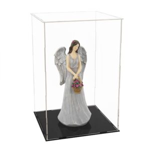 odoria clear acrylic assembly required display box case 17" high figure display dustproof