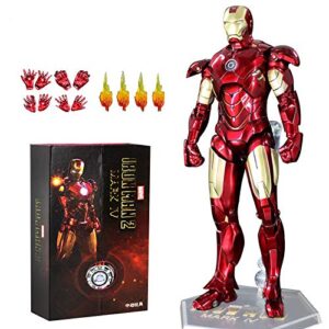 zt 10th anniversary 7 inches deluxe collector iron man mk4 action figures