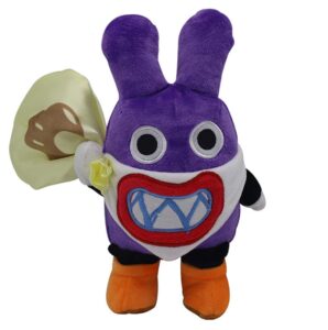 yiyo mario bros, u nabbit purple rabbit plush toy stuffed animal figure, 8.7 inch