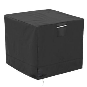 air conditioner cover for outside units, waterproof heavy duty outdoor square air condition covers durable ac cover fits up to 24 x 24 x 30 inches