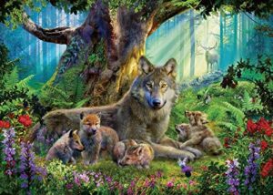 ravensburger great outdoors puzzle series: wolves in the forest - 300 piece unique jigsaw puzzle for all ages | premium quality | anti-glare surface | fsc-certified materials