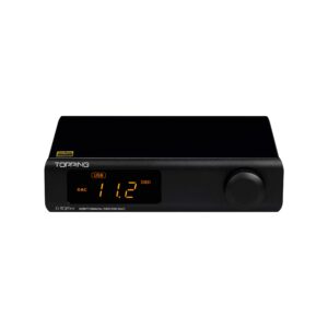 topping d30 pro 4*cs43198 chip dac hi-res audio dsd256 pcm384khz xmos xu208 preamplifier rca xlr usb optical decoder (black)