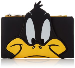 loungefly looney tunes daffy duck faux leather wallet