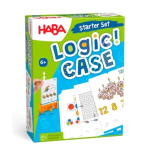 haba logic! case starter set - brain building puzzles for ages 6+