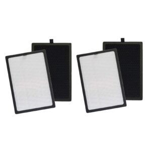 pureburg 2-pack replacement hepa filter kit compatible with okaysou airmax 8l air purifier