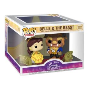 funko pop! moment disney: beauty and the beast- formal belle & beast