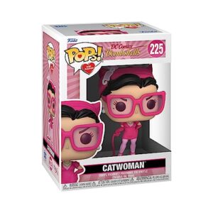 funko pop! heroes: breast cancer awareness - bombshell catwoman