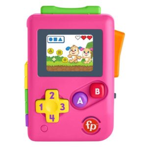 fisher-price laugh & learn lil' gamer - pink edition ~ educational activity toy for babies and toddlers inspired by nintendo