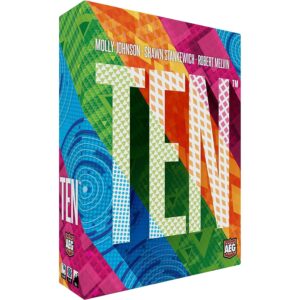 aeg ten | push your luck card game for the whole family | from the creators of point salad | easy to learn | quick to play | 2-6 players | ages 10+