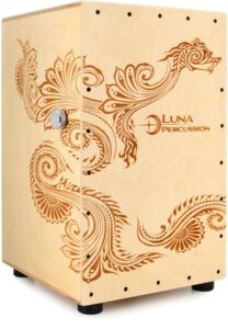 luna henna dragon cajon with bag