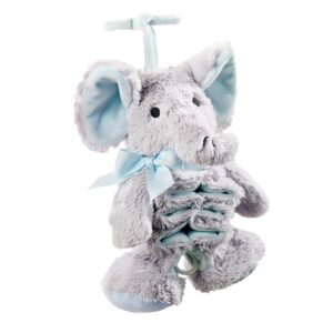 lil' llama baby musical pull toy - infant baby elephant musical toy for crib or playpen plays brahms lullaby - entertain baby with music – pull-down musical toy - soft pull string musical toy