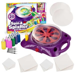 creative kids spin & splatter masterpiece bundle: unleash endless creativity and artistic adventures