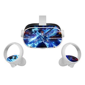 battle collection stickers skin for oculus quest ii, protective, durable, and unique vinyl decal wrap cover | easy to apply, remove, and change styles