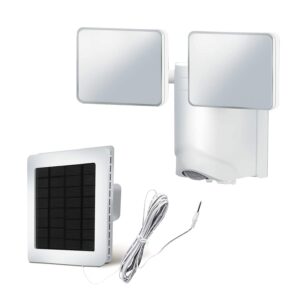 mkd solar outdoor lights, led motion sensor outdoor lights,10w/1200lm//5000k/ip44 waterproof solar motion lights outdoor solar wall lights security lights for garden，front door, backyard, garage, deck