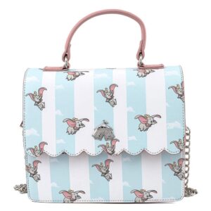 loungefly disney dumbo flying all over print crossbody purse handbag