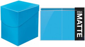 eclipse deck box sky blue and 100 eclipse matte sleeves