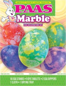 paas marble easter egg decorating kit - america's favorite easter tradition