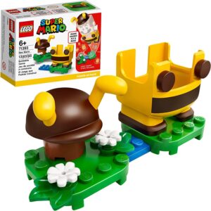 lego super mario bee mario power-up pack 71393 building kit; collectible gift toy for creative kids; new 2021 (13 pieces)