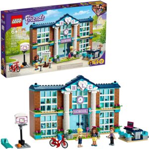 lego friends heartlake city school 41682 building kit; pretend school toy fires kids’ imaginations and creative play; new 2021 (605 pieces)