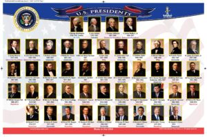 brainy mats presidents placemat for kids 17 x 11