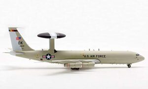 inflight usa air force e-3b sentry b707-300 552acw awacs 1/200 diecast plane model aircraft