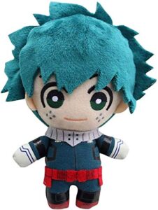 mha anime plushie cute plushie hero cosplay plushies plush toy stuffed keychain doll, 5.9" green