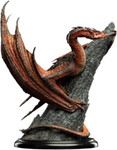 weta workshop the hobbit trilogy: smaug the magnificent polystone mini statue, multicolor