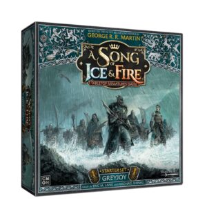 a song of ice and fire tabletop miniatures game house greyjoy starter set - rulers of the iron islands! strategy game for adults, ages 14+, 2+ players, 45-60 minute playtime, made by cmon