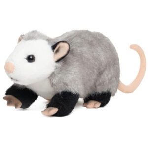 bearington collection harry plush opossum stuffed animal, 9 inch