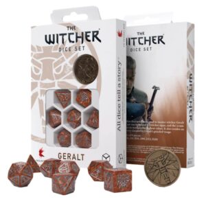 q-workshop witcher dice set. geralt - q-workshop monster slayer