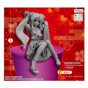 furyu touhou lostword: reimu harukei noodle stop pvc figure, multicolor