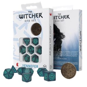 q-workshop witcher dice set. yennefer - sorceress supreme