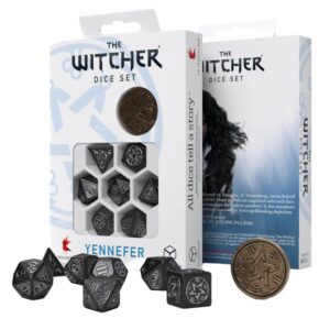 q-workshop witcher dice set. yennefer - q-workshop obsidian star