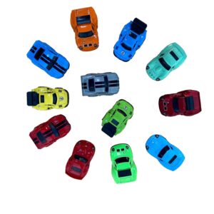 gilumza pull back car toy, 12 pack mini metal die-cast cars playset, dino toys for boys girls toddler kids 3456 year old race vehicles