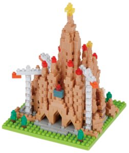 nanoblock - world famous buildings -sagrada familia, sight to see series building kit