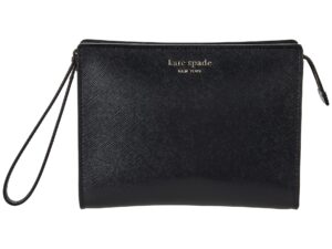 kate spade new york spencer wristlet with gusset black one size