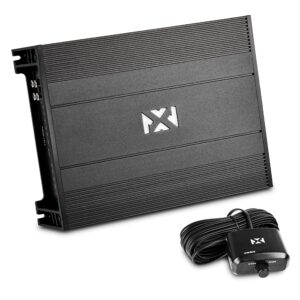 nvx nda105 4000w peak (2000w) rms n-series class-d 1-ohm stable monoblock amplifier with included bass remote knob