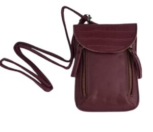 time and true cross-body bag red