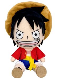 great eastern entertainment one piece- zou arc luffy sitting plush 7" h