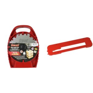 freud sd206: 6" pro dado set and bosch ts1007 dado insert, red